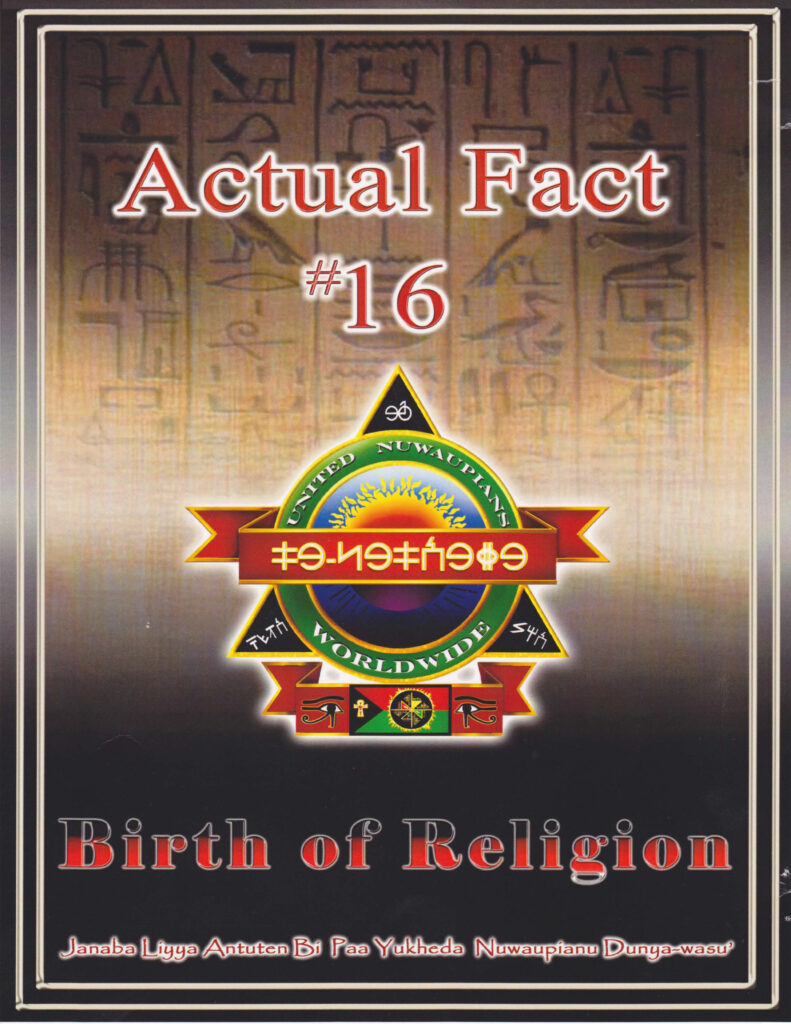 ACTUAL FACT 16 - Birth Of Religion - Nashat.co.uk | Official Website